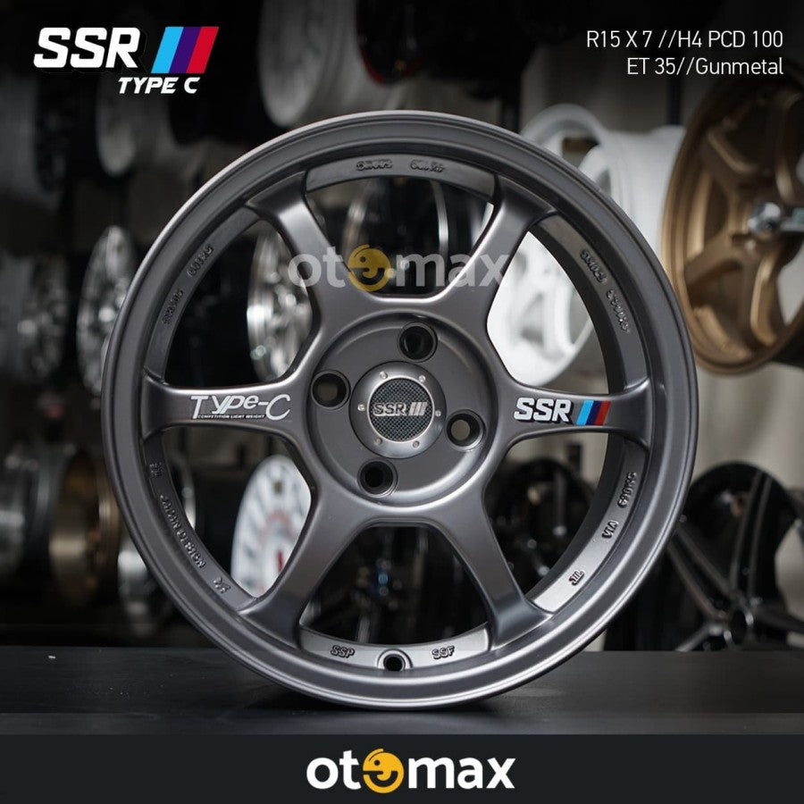 Velg Mobil SSR Type C Ring 15 Gunmetal – Otomax Store : Jual Velg Mobil & Ban Mobil Original Murah