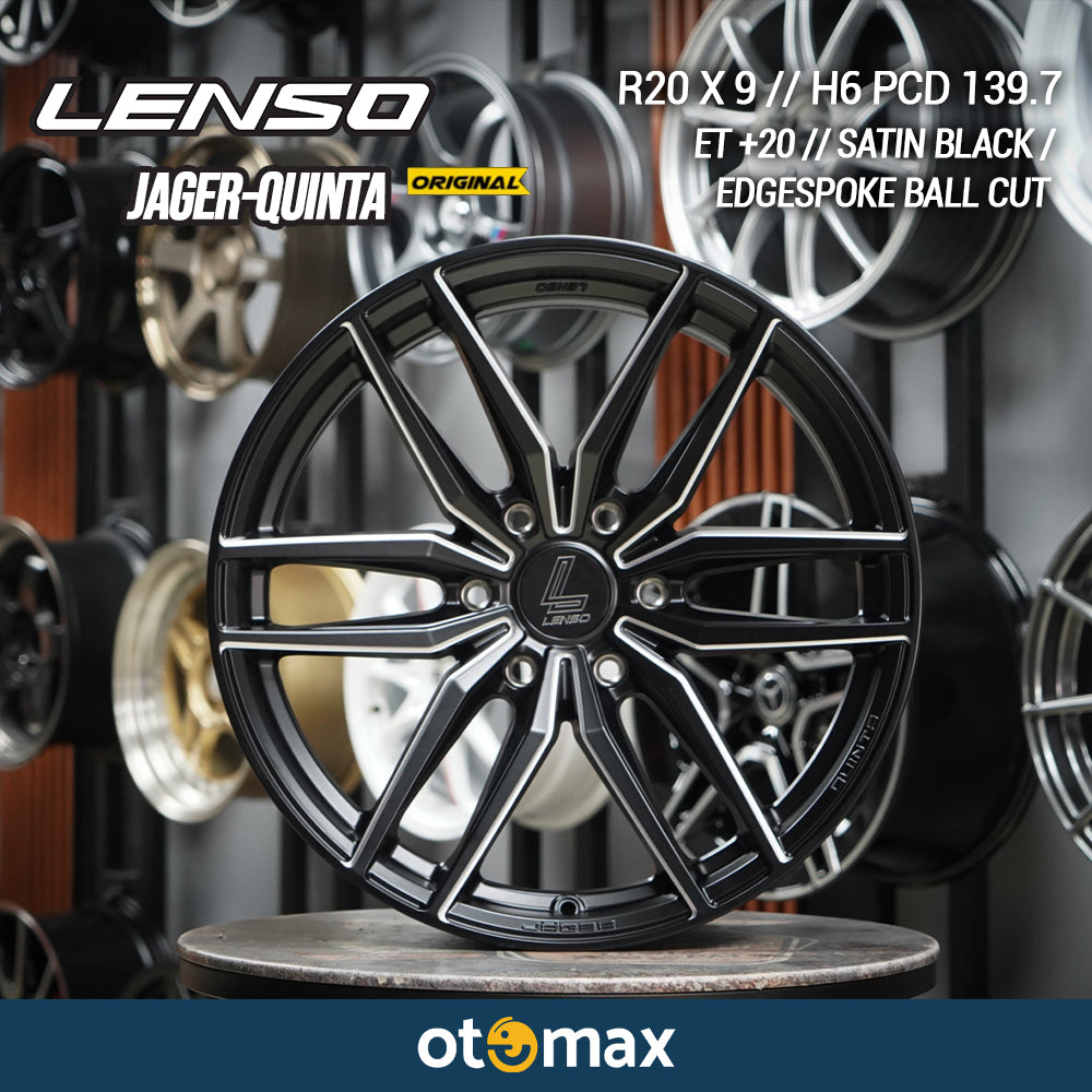 Velg Mobil Lenso Jager Quinta Original Ring 20 Satin Black – Otomax Store : Jual Velg Mobil ...