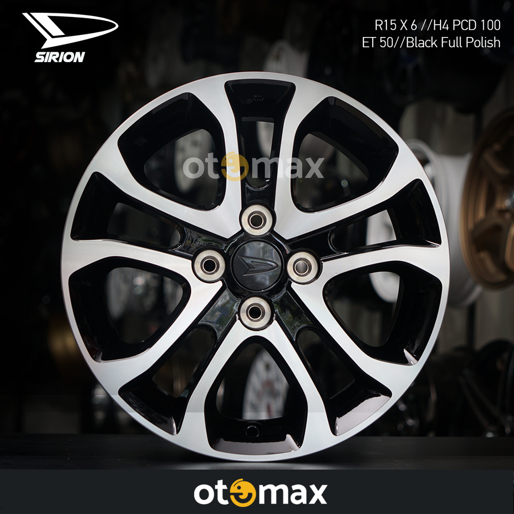 Upgrade Mobil Anda dengan Velg Daihatsu Sirion Ring 15 Hitam Polished – Otomax Store : Jual Velg ...
