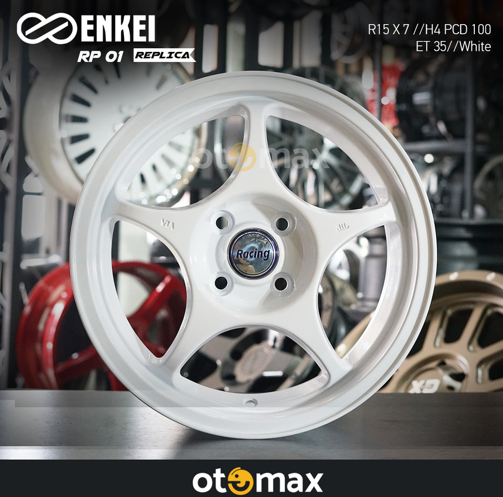 Velg Mobil Enkei RP01 15" White - Kualitas Premium & Estetika Elegan – Otomax Store : Jual Velg ...