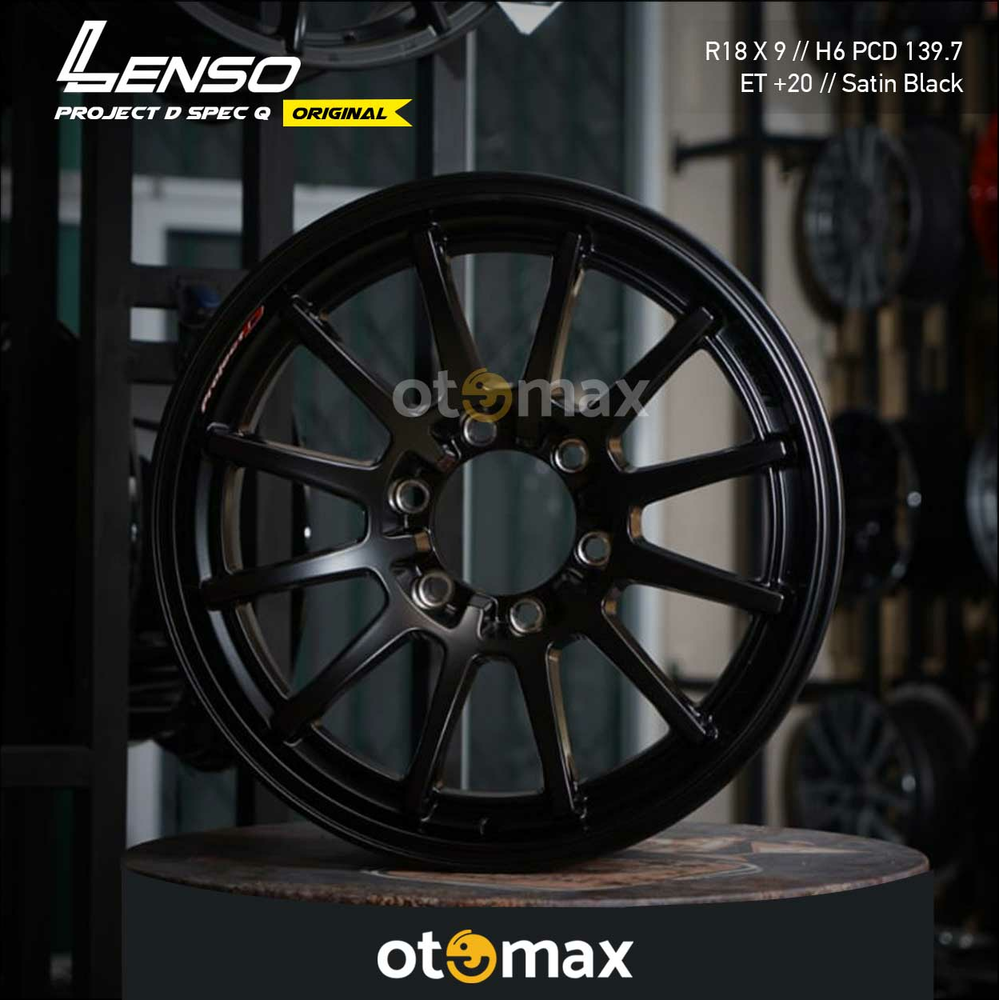 Velg Mobil Lenso TDQ Ring 18 Satin Black|Otomax Store – Otomax Store : Jual Velg Mobil & Ban ...