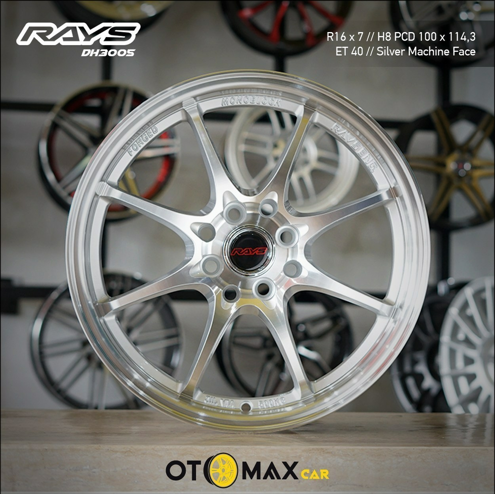 Rays Ring 16 DH3005 Silver - Velg Mobil Kuat dan Elegan untuk Semua Kendaraan – Otomax Store ...