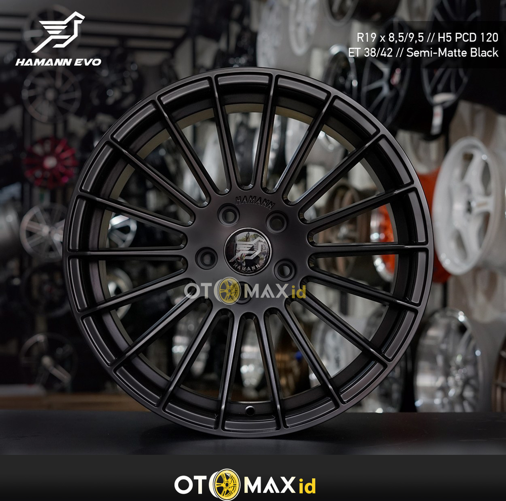 Velg Hamann EVO Ring 19 Matte Black - Kualitas Tinggi dan Stylish – Otomax Store : Jual Velg ...