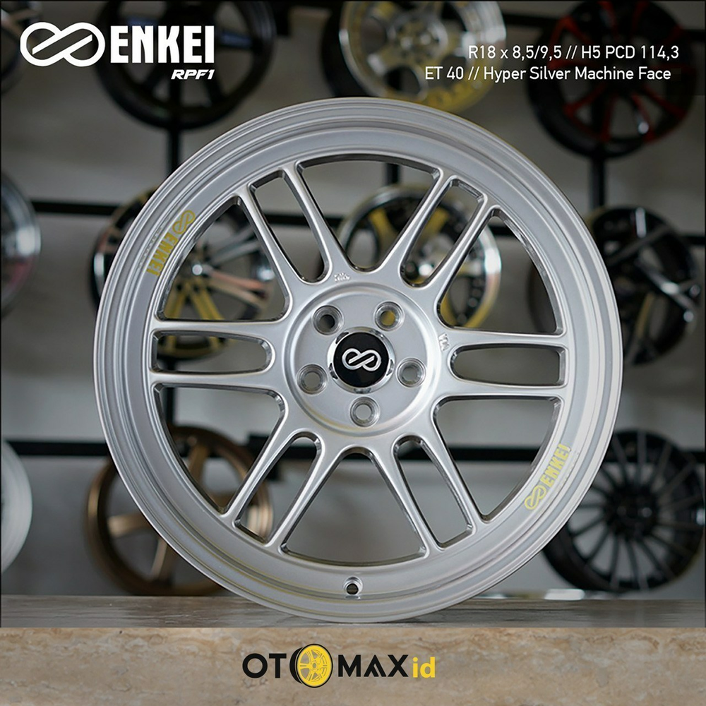 Velg Mobil Enkei Pro FF1 - Ring 18 Hyper Silver untuk Performa Optimal – Otomax Store : Jual ...