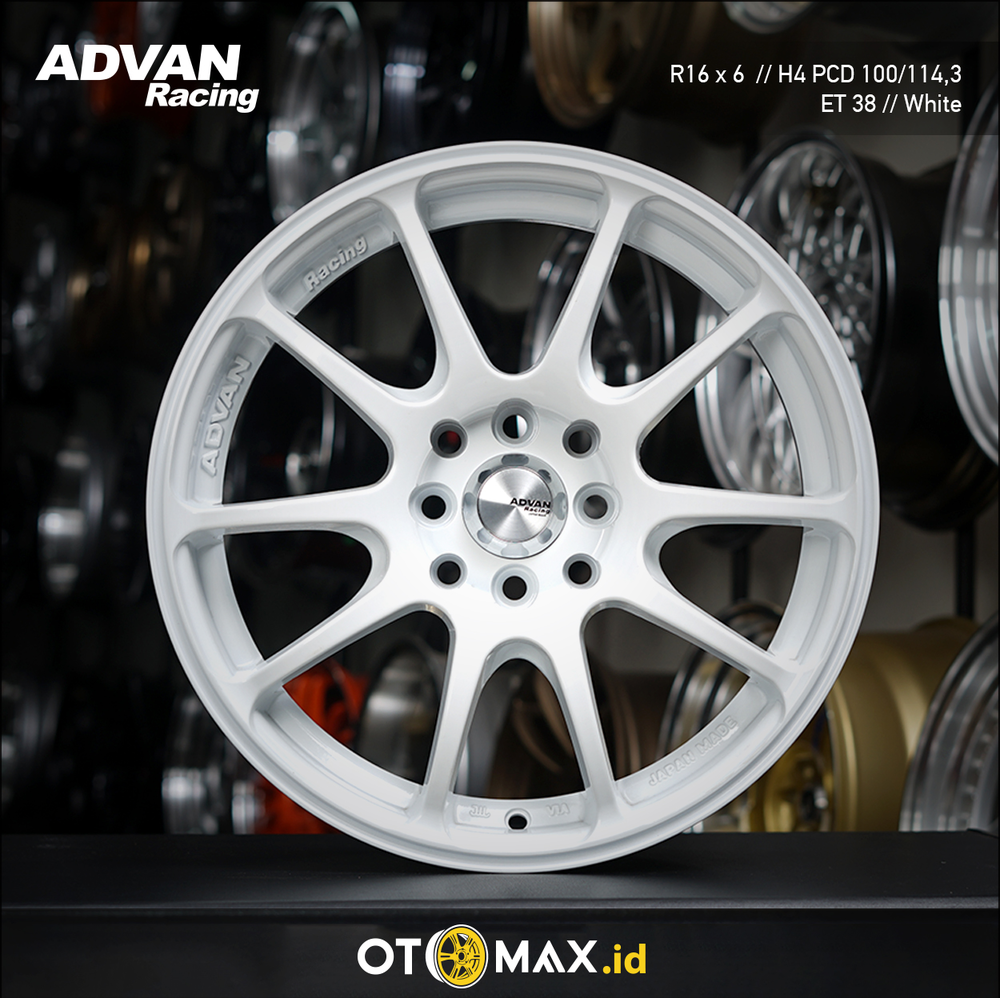 Velg Mobil Advan Rz Ring 16 White | Otomax Store – Otomax Store : Jual Velg Mobil & Ban Mobil ...