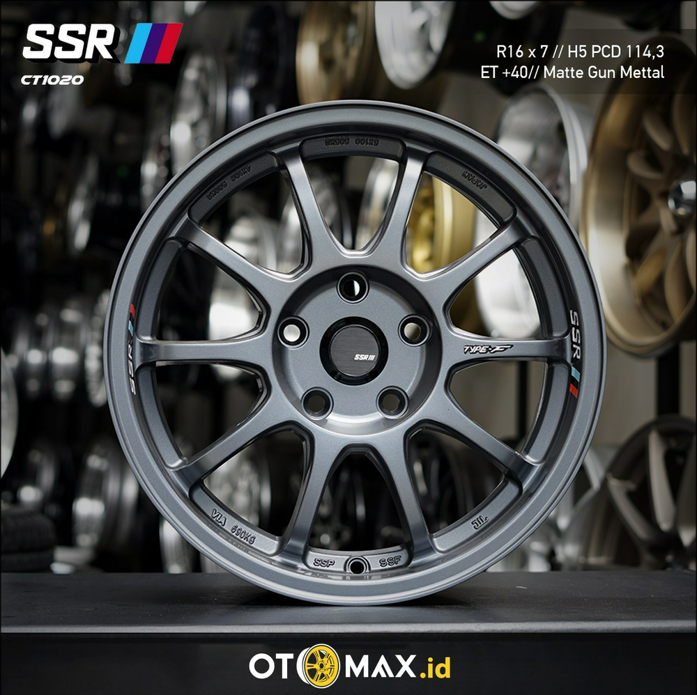 Velg Mobil SSR CT1020 H5 Ring 16 - Stylish & Tahan Karat untuk Semua Mobil – Otomax Store : Jual ...