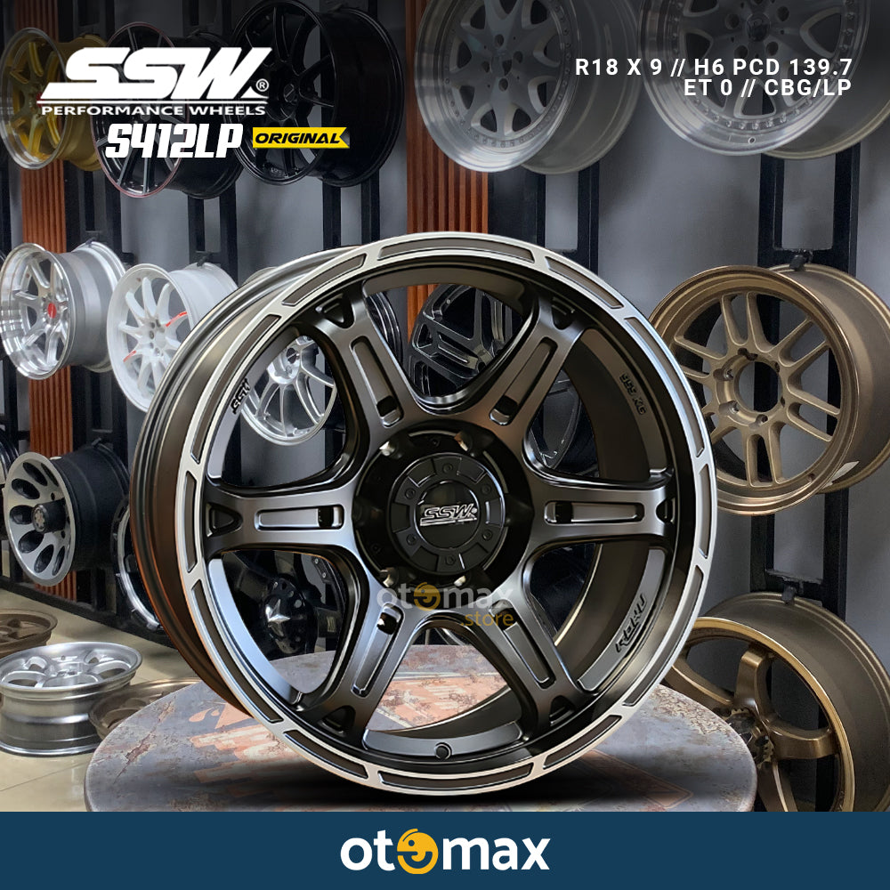 Velg Mobil SSW S412LP Original Ring 18 - Harga Terbaru November 2024 – Otomax Store : Jual Velg ...