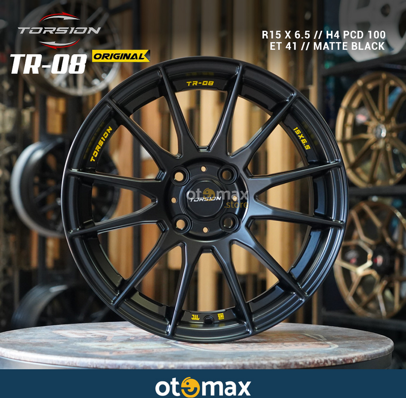 Velg Mobil Torsion TR08 Ring 15 Matt Black | Otomax Store – Otomax Store : Jual Velg Mobil & Ban ...