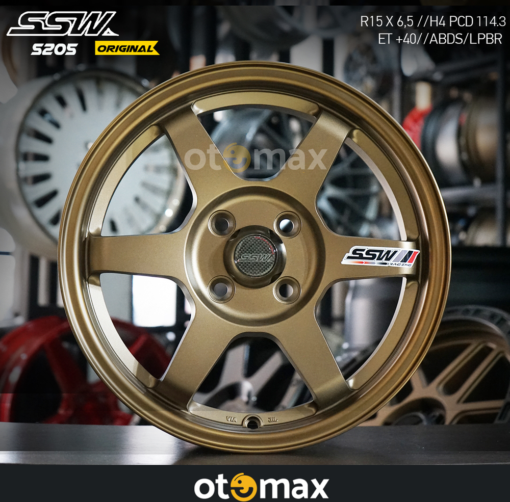 SSW Velg Mobil S205 Ring 15 - Kualitas Premium & Peningkatan Performa – Otomax Store : Jual Velg ...