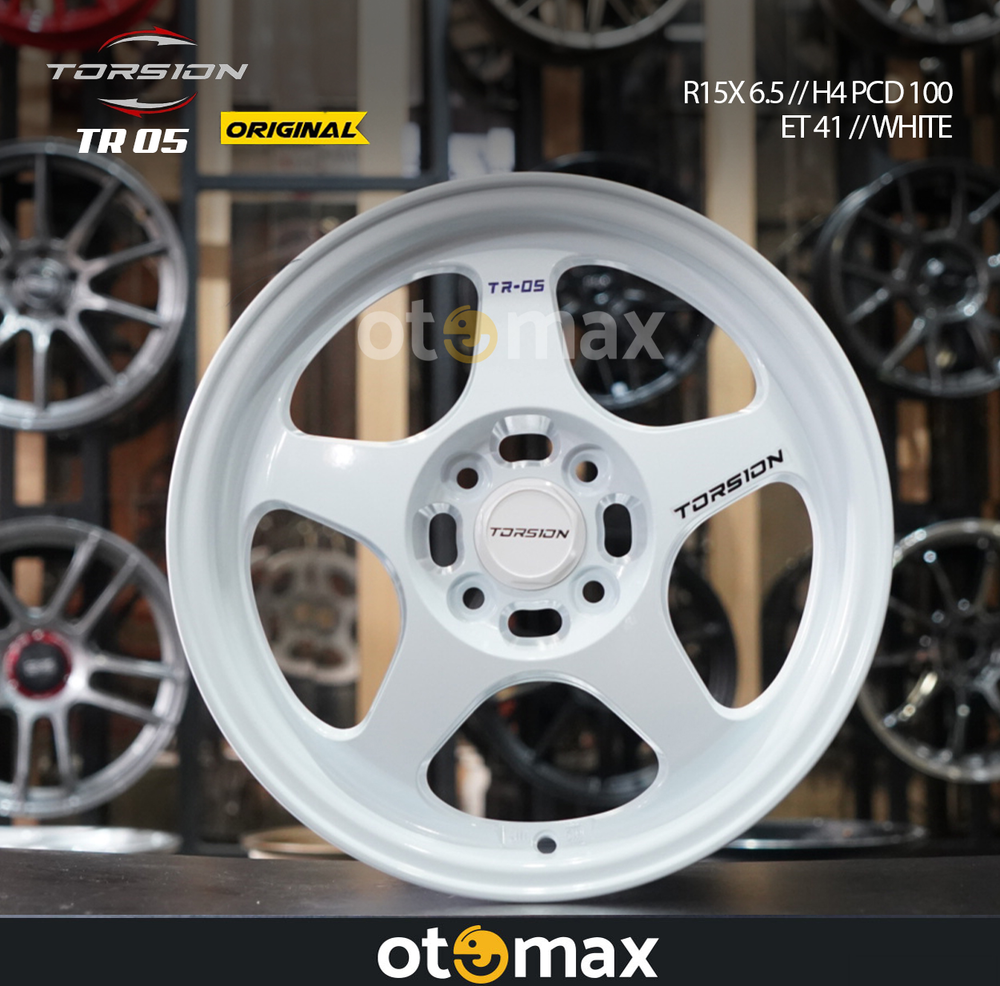 Velg Mobil Torsion TR05 Ring 15 White | Otomax Store – Otomax Store : Jual Velg Mobil & Ban ...