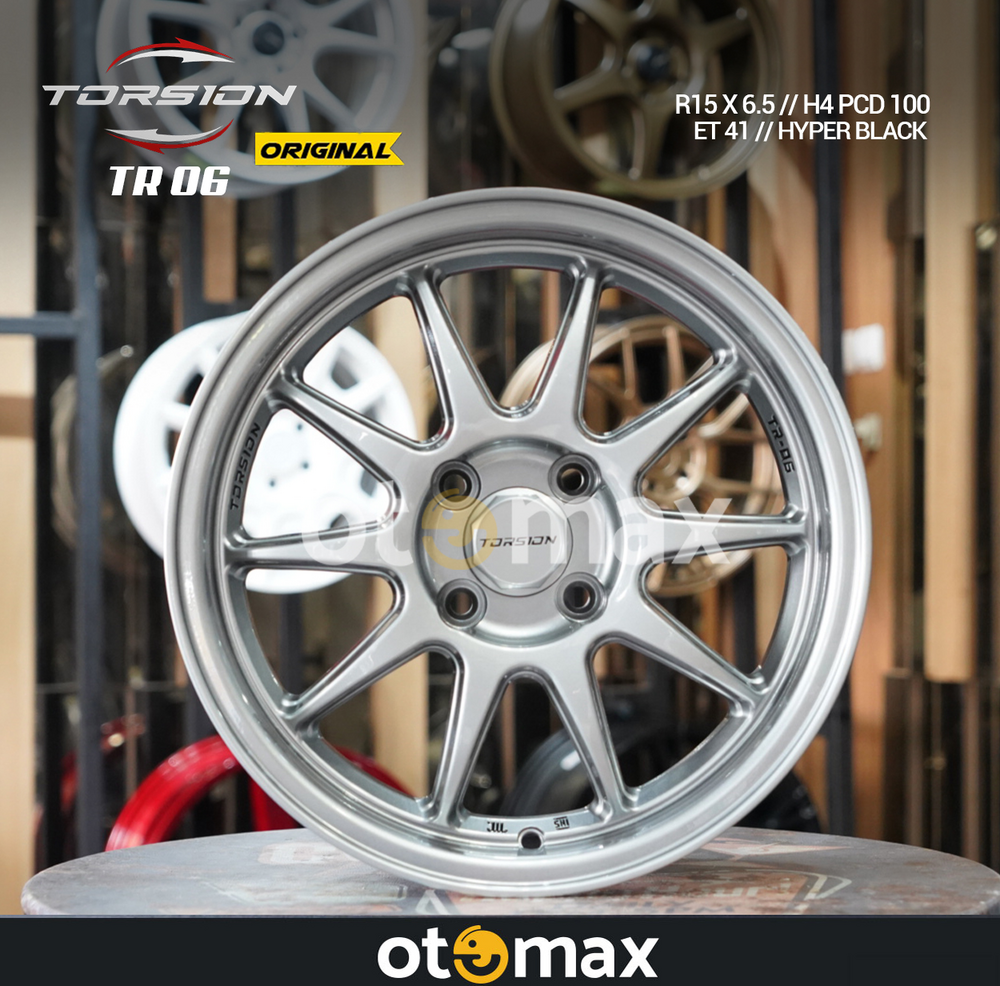 Velg Mobil Torsion TR06 Ring 15 Hyper Black | Otomax Store – Otomax Store : Jual Velg Mobil ...