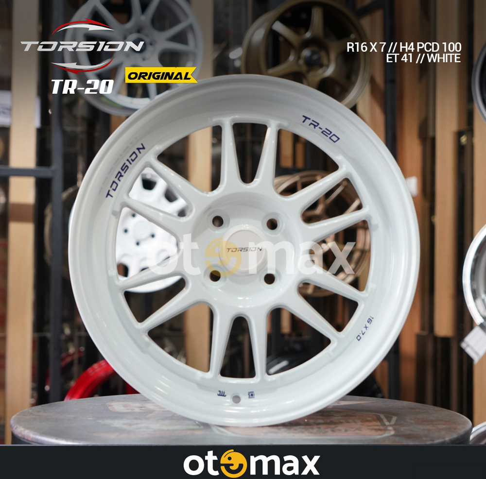 Velg Mobil Torsion TR20 Ring 16 White | Otomax Store – Otomax Store : Jual Velg Mobil & Ban ...