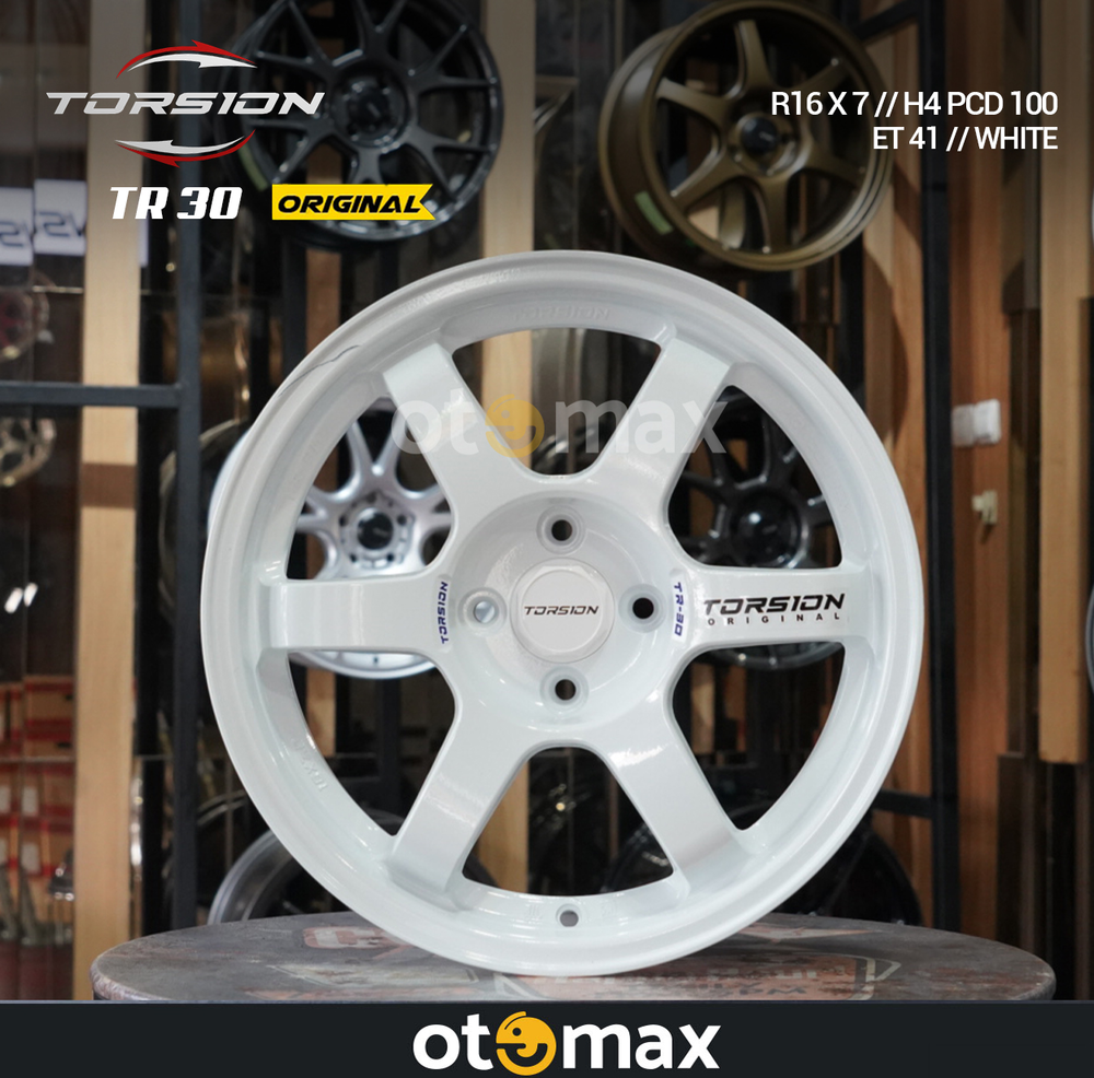 Velg Mobil Torsion TR30 Ring 16 White | Otomax Store – Otomax Store : Jual Velg Mobil & Ban ...