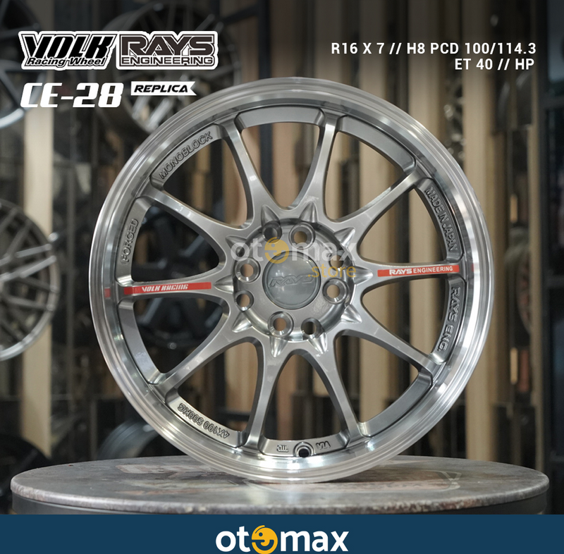 Rays Volk Ce28 Velg Mobil Ring 16 - Ringan, Kuat, Sporty! – Otomax Store : Jual Velg Mobil & Ban ...