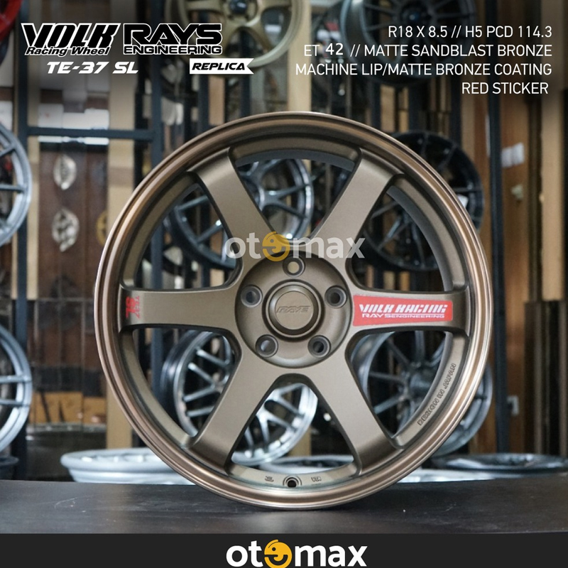 Rays TE37 SL - Velg Mobil Ring 18 dengan Finishing Modern & Ringan – Otomax Store : Jual Velg ...