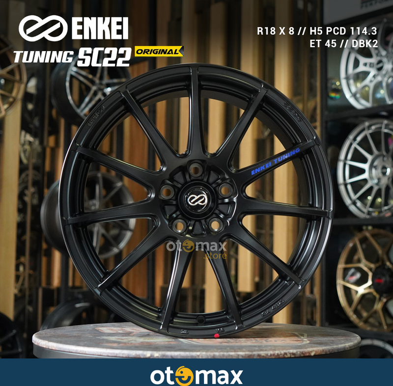 Velg Mobil Enkei Tuning SC22 Original Ring 18 ET45 DBK2 | Otomax Store – Otomax Store : Jual ...