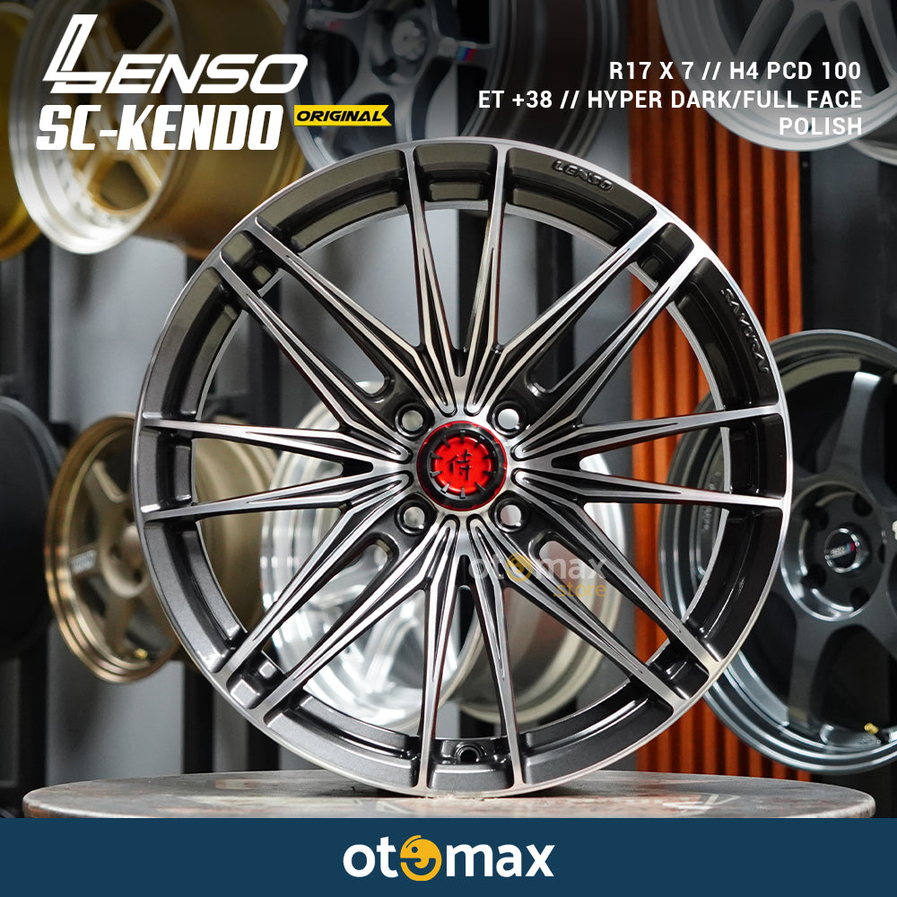 Velg Mobil Lenso SC-KENDO Ring 17 Hyper Dark/Full Face Polish – Otomax Store : Jual Velg Mobil ...