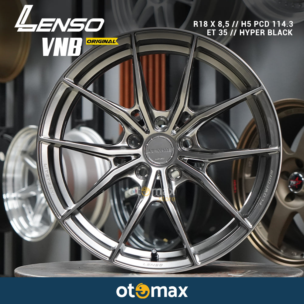 Velg Mobil Lenso VNB Ring 18 Hyper Black – Otomax Store : Jual Velg Mobil & Ban Mobil Original Murah