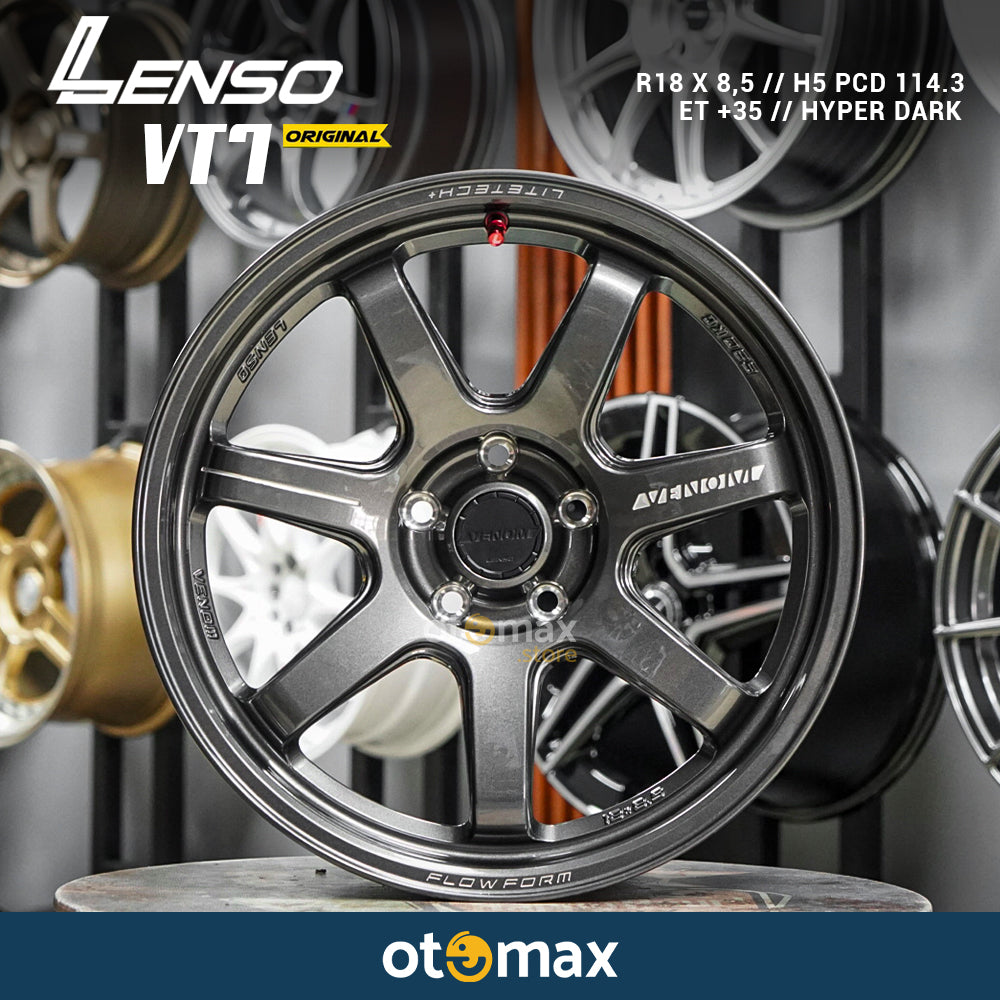 Lenso Velg Mobil Ring 18 VT7 Hyper Dark - Kekuatan & Gaya untuk Kendaraan Anda – Otomax Store ...
