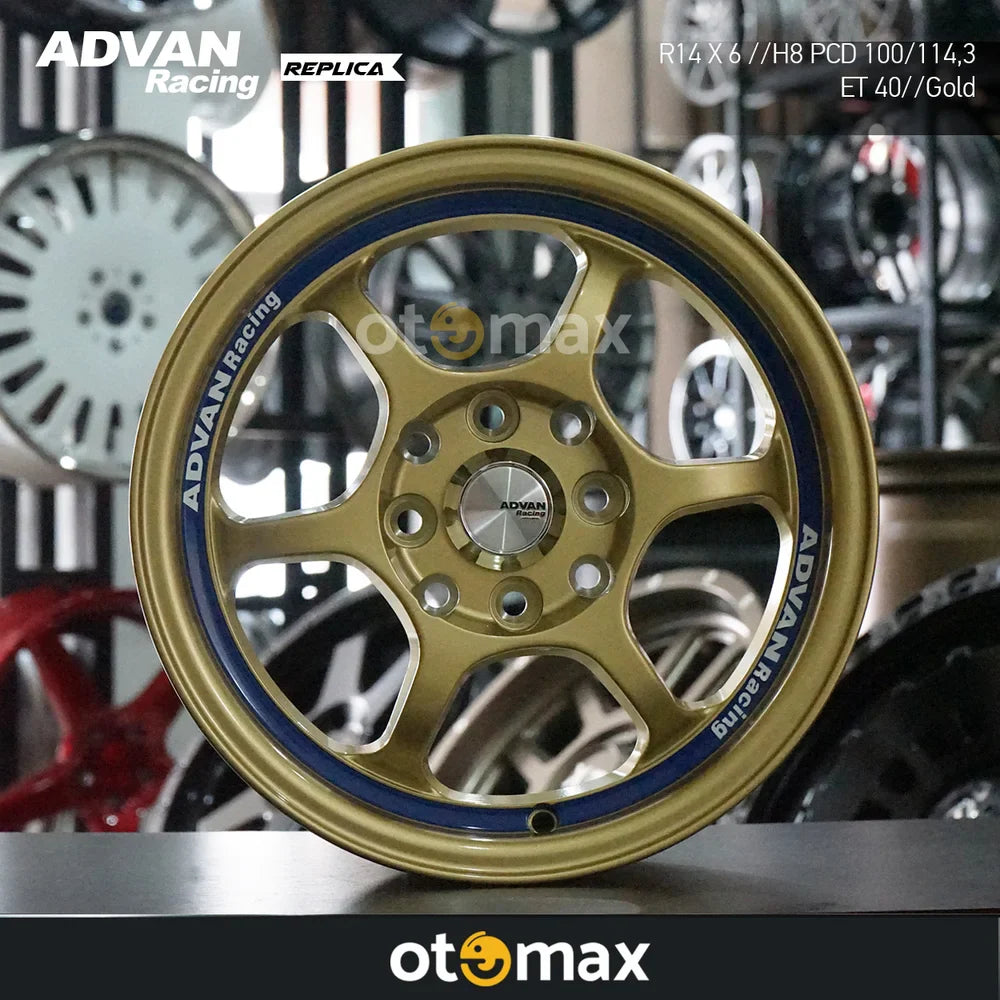 Velg Mobil Advan Racing RG1 Ring 14 Gold | Otomax Store – Otomax Store : Jual Velg Mobil & Ban ...