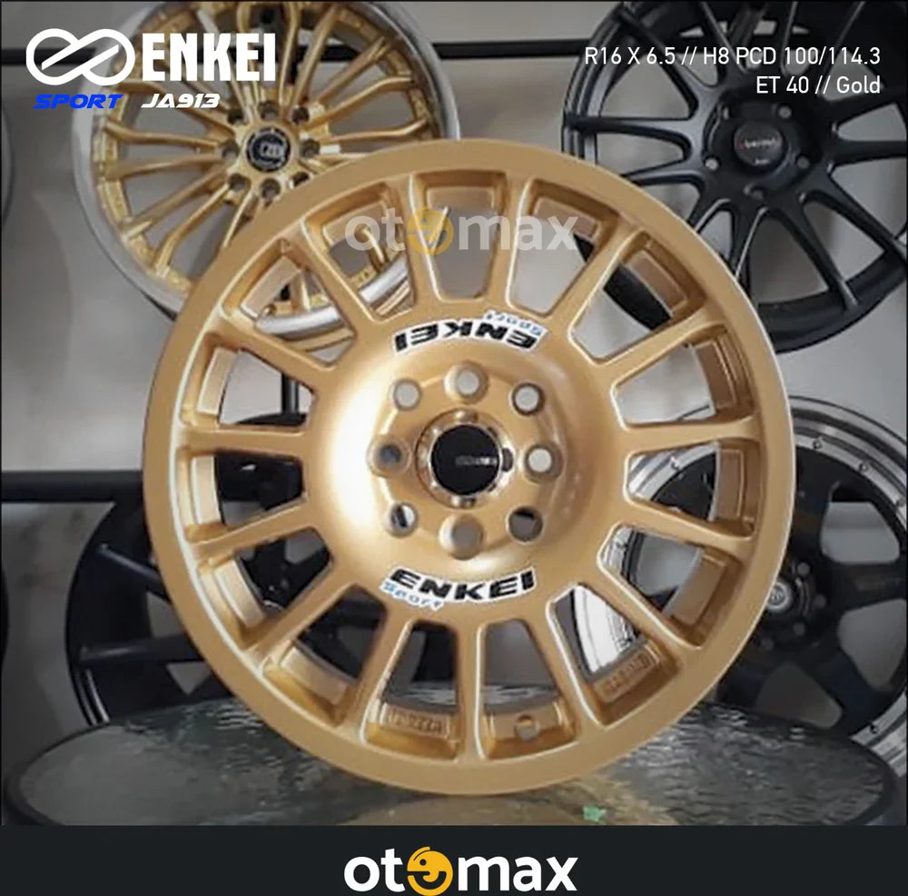 Velg Mobil Emas Ring 15 Enkei JA913 - Desain Sporty & Teknologi MAT – Otomax Store : Jual Velg ...