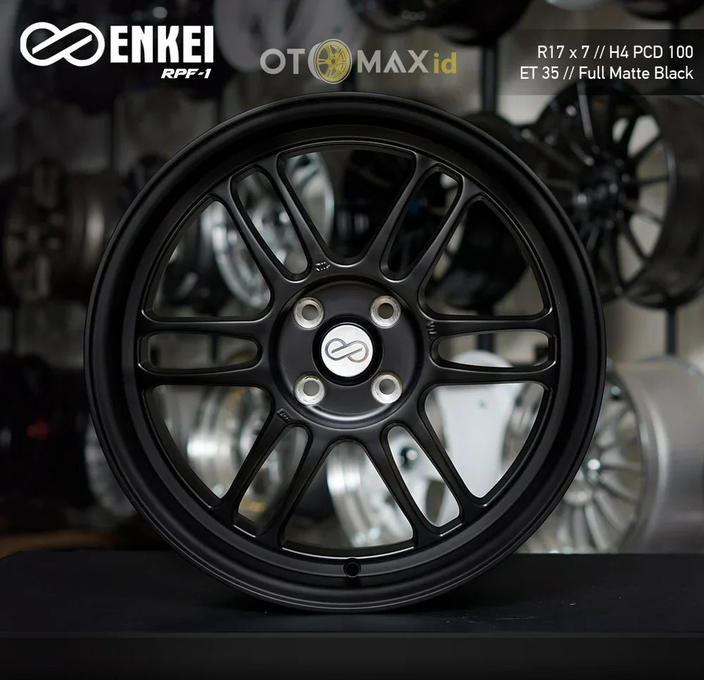 Velg Mobil Enkei RPF1 17" Matt Black - Kualitas Terbaik dan Stylish – Otomax Store : Jual Velg ...