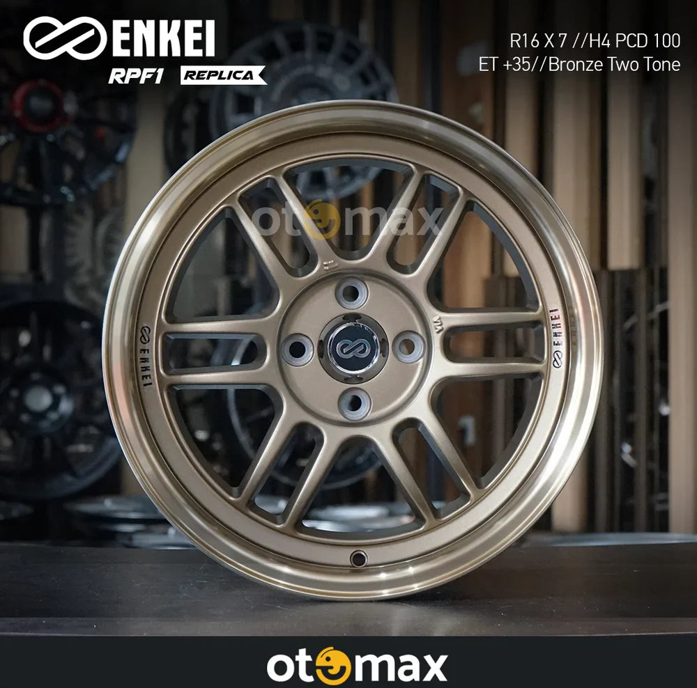 Velg Mobil Enkei RPF1 JK1009 Ring 16 Perunggu Dua Warna – Otomax Store : Jual Velg Mobil & Ban ...