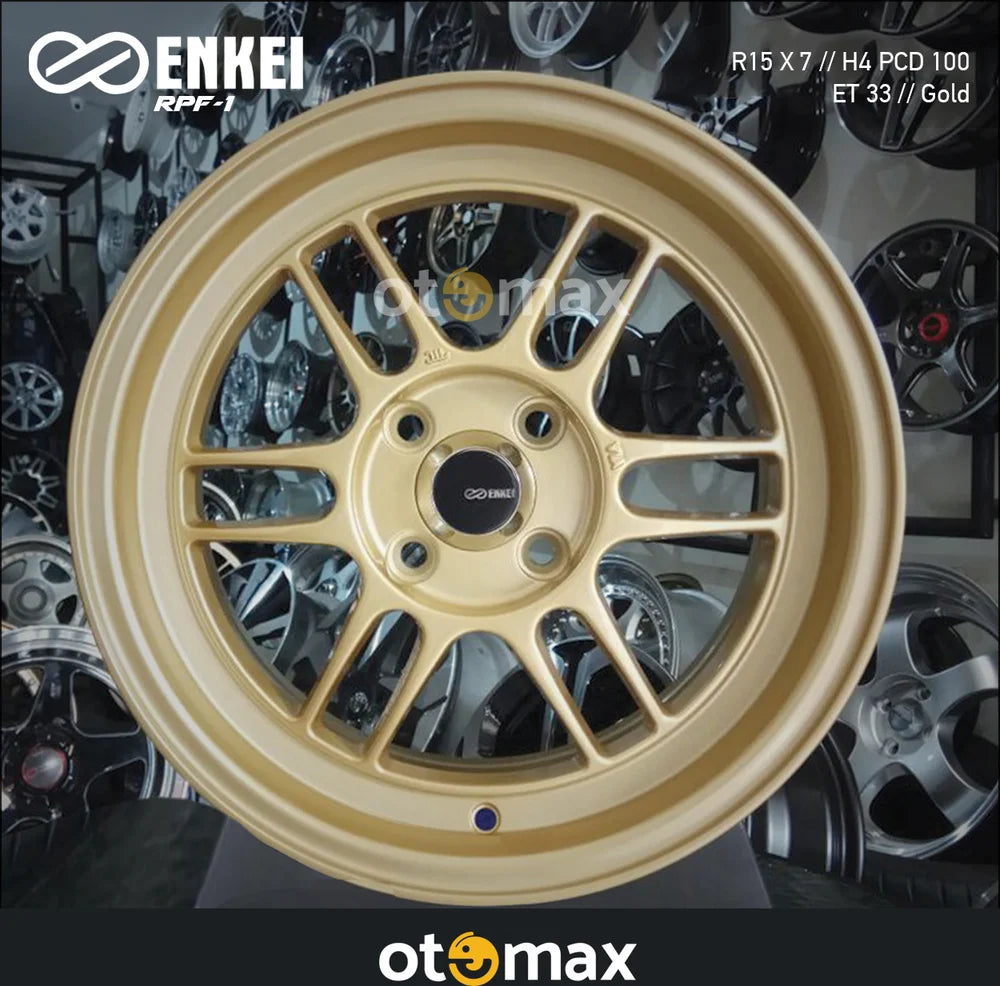 Velg Mobil Enkei RPF1 15-Inci Gold - Performa Optimal dan Teknologi MAT – Otomax Store : Jual ...
