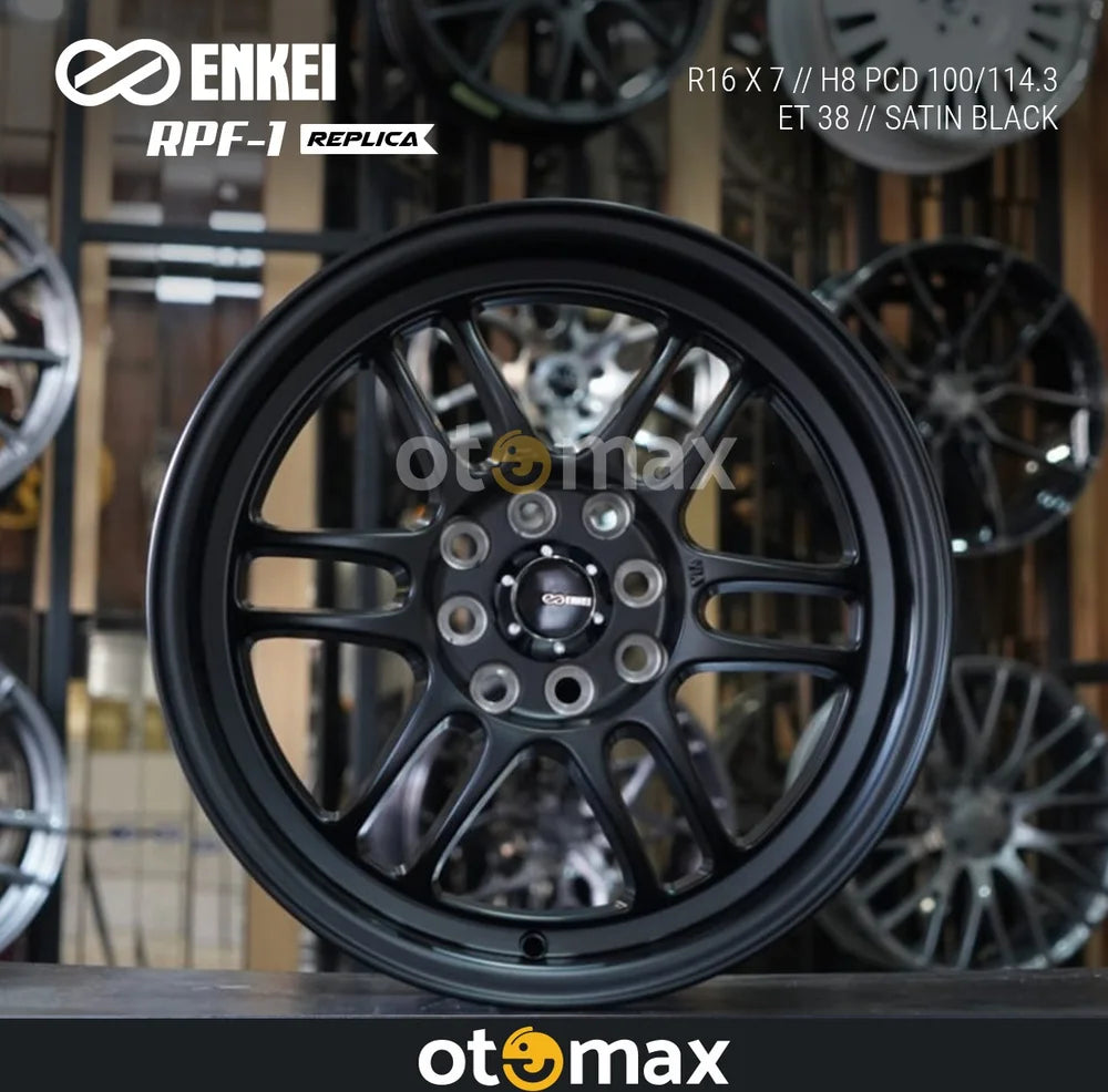 Velg Mobil Enkei RPF1 Satin Black Ring 16 H8 - Kualitas Terbaik untuk Balap – Otomax Store ...