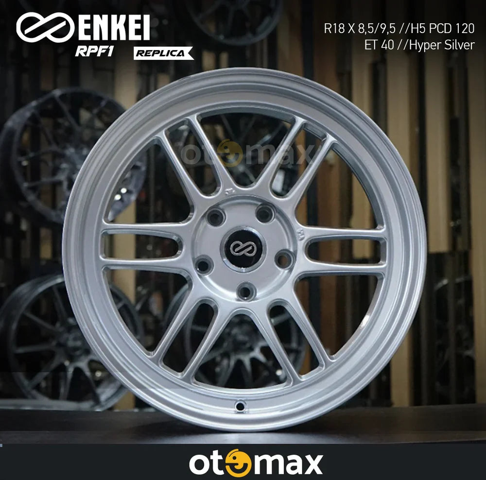 Velg Mobil Enkei RPF1 Ring 18 PCD120 Hyper Silver – Otomax Store : Jual Velg Mobil & Ban Mobil ...