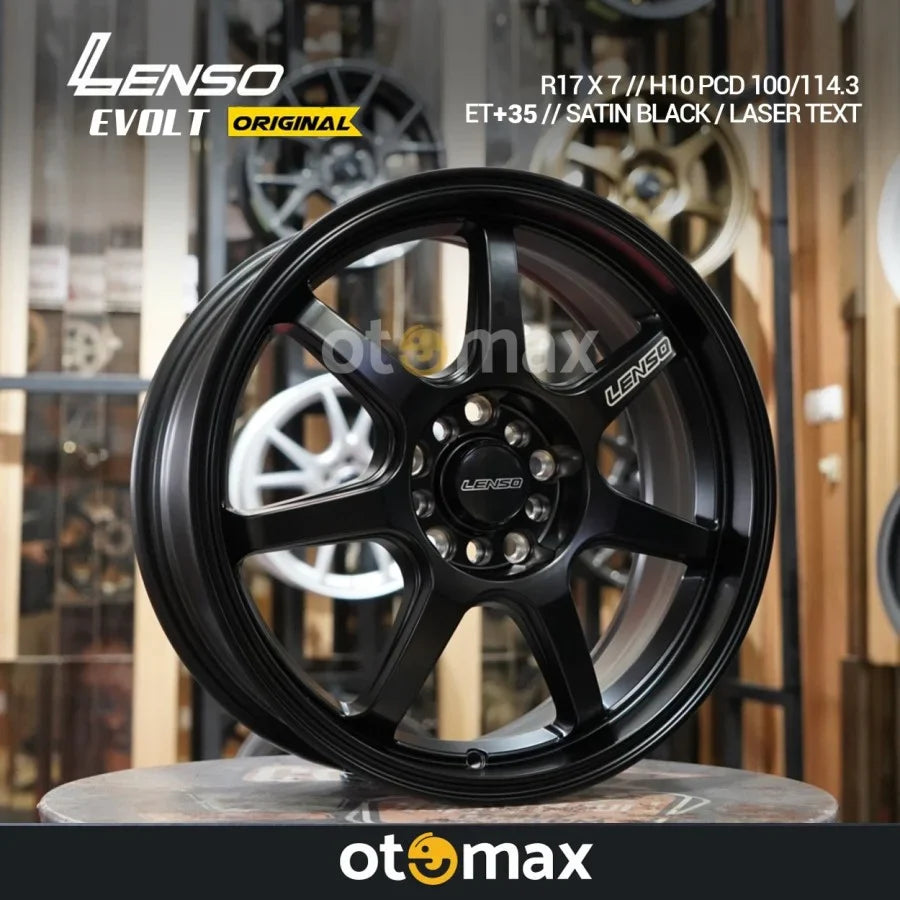 Lenso Evolt Ring 17 Satin Black - Velg Mobil Premium dengan Harga Terjangkau – Otomax Store ...