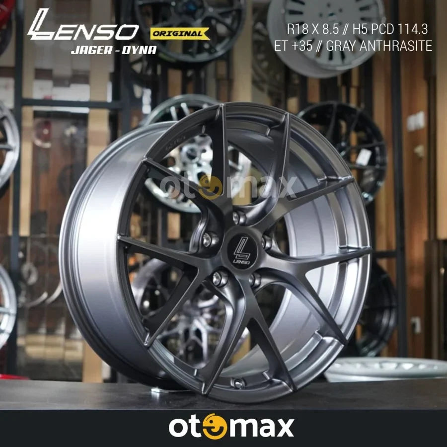 Velg Mobil Lenso Jager Dyna Original Ring 18 Gray Anthrasite|Otomax Store – Otomax Store : Jual ...