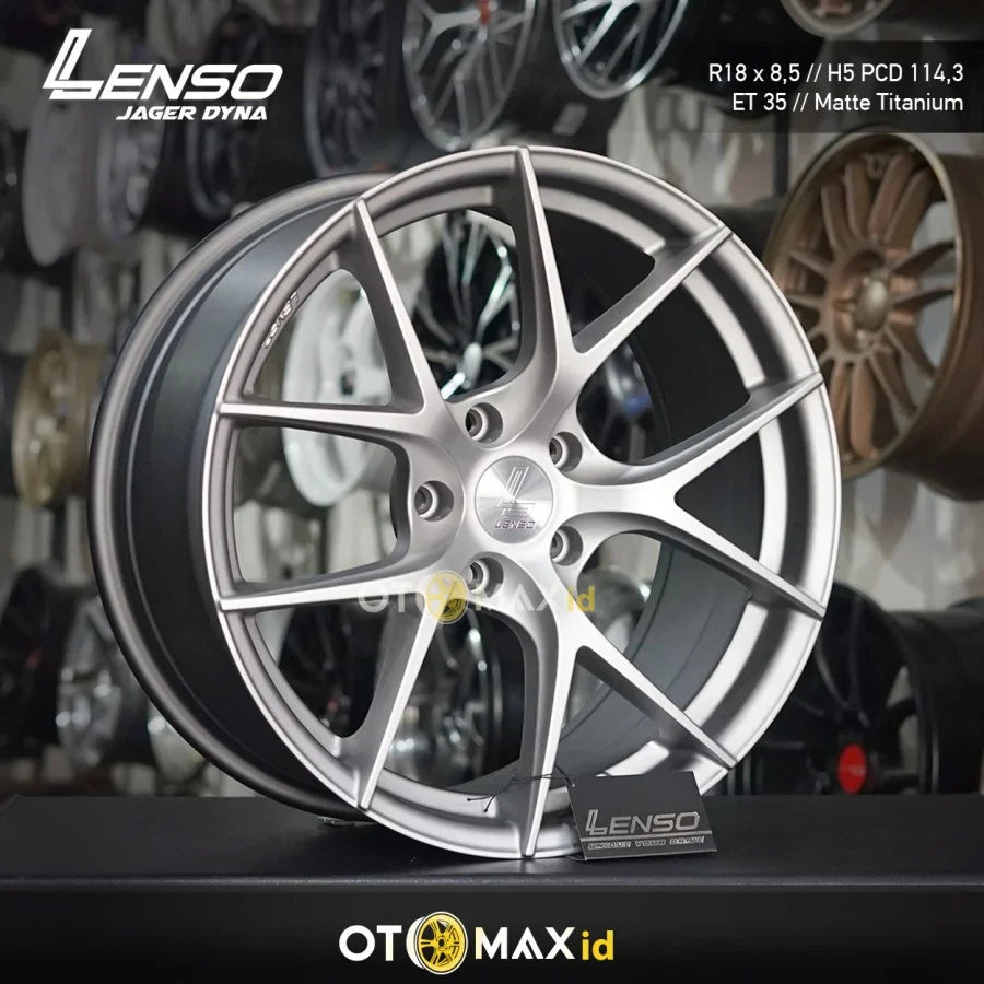 Velg Mobil Lenso Jager Dyna Ring 18 Matt Titanum|Otomax Store – Otomax Store : Jual Velg Mobil ...