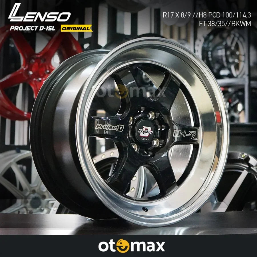 Velg Mobil Lenso Project D 1SL Ring 17 BKWM|Otomax Store – Otomax Store : Jual Velg Mobil & Ban ...
