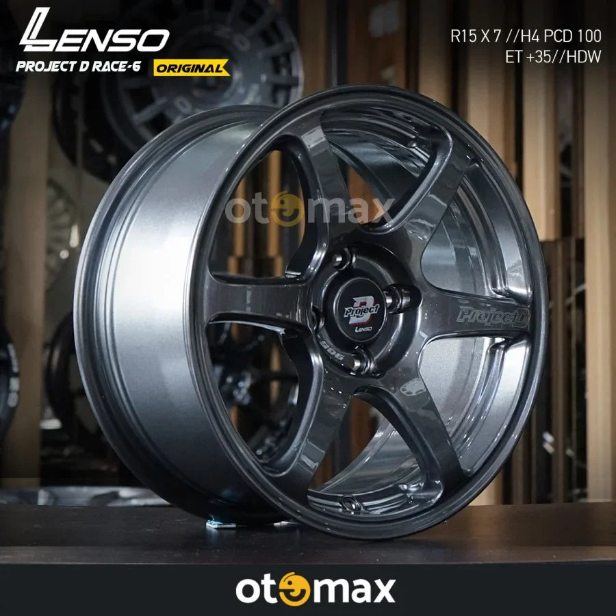 Velg Mobil Lenso Project D Race 6 Ring 15 Hyper Dark|Otomax Store – Otomax Store : Jual Velg ...