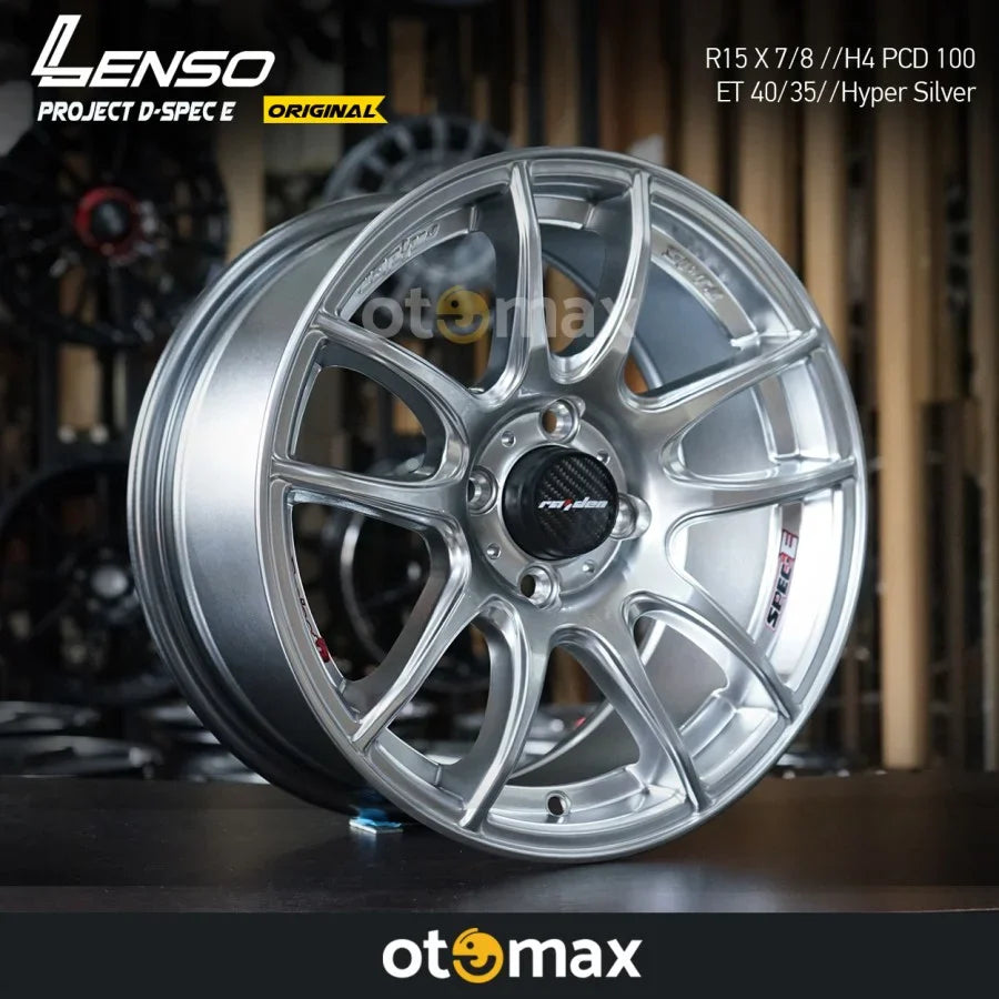 Velg Mobil Lenso Project D Spec E Ring 15 Hyper Silver|Otomax Store – Otomax Store : Jual Velg ...