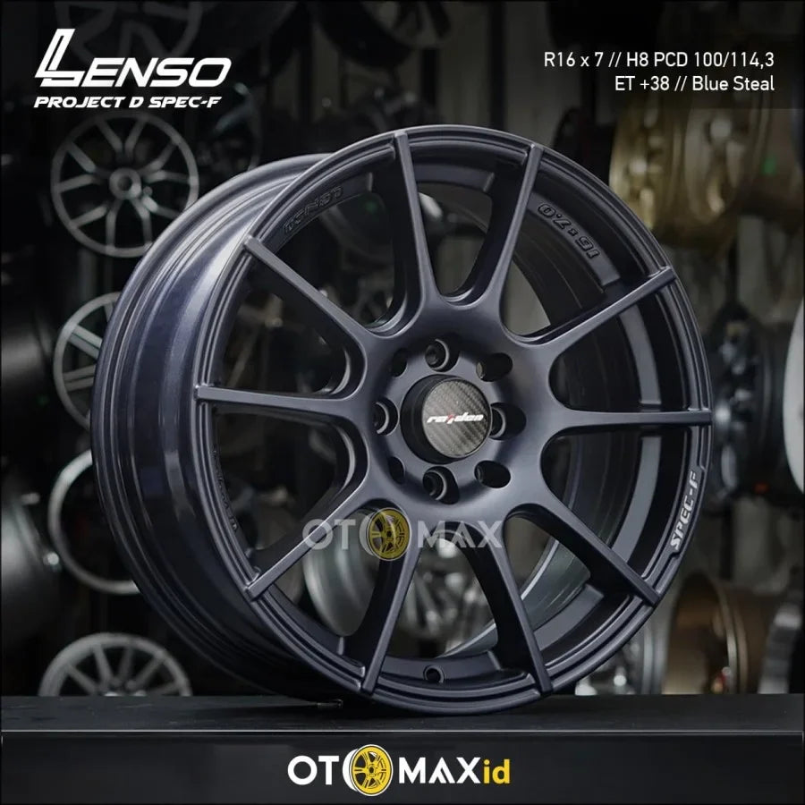Velg Mobil Lenso Project D Spec F Ring 16 Blue Steal|Otomax Store – Otomax Store : Jual Velg ...
