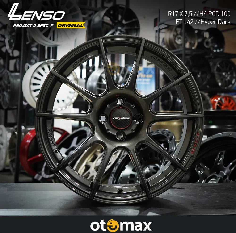 Velg Mobil Lenso Project D Spec F Ring 17 Hyper Dark|Otomax Store – Otomax Store : Jual Velg ...
