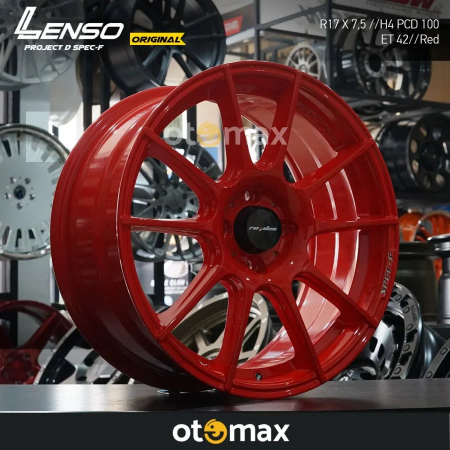 Velg Mobil Lenso 17 Inci Merah - Desain Inovatif & Kualitas Terjamin – Otomax Store : Jual Velg ...