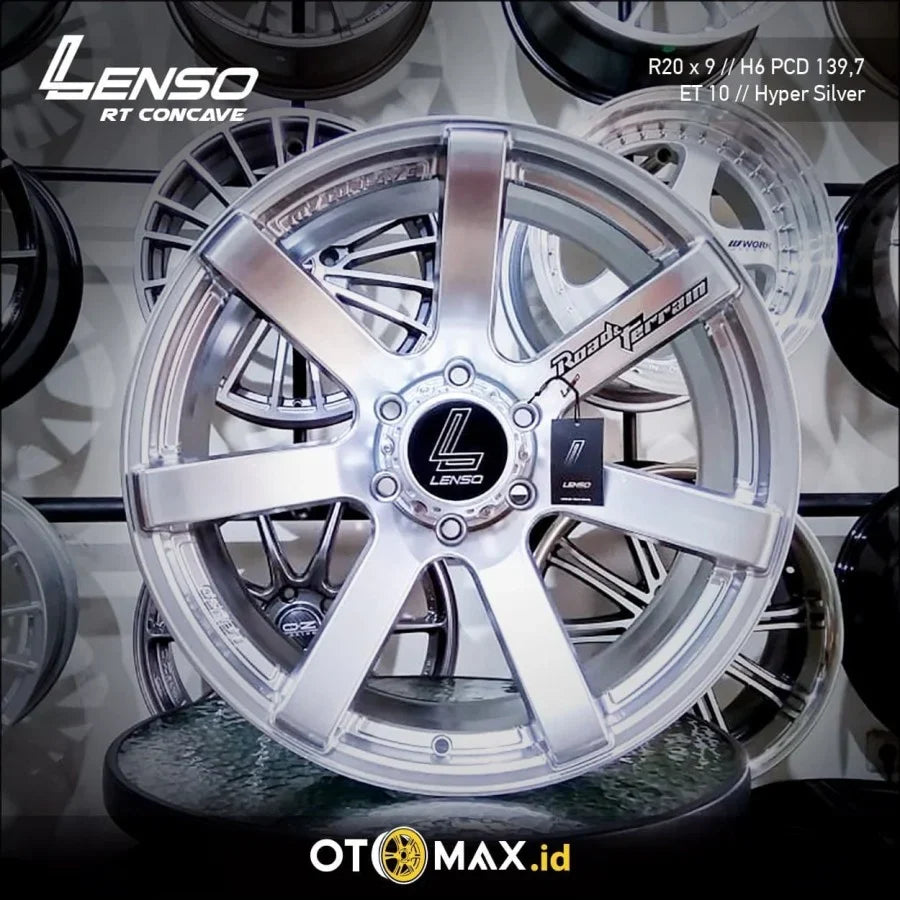 Velg Mobil Lenso Rt Concave Ring 20 Hyper Silver|Otomax Store – Otomax Store : Jual Velg Mobil ...