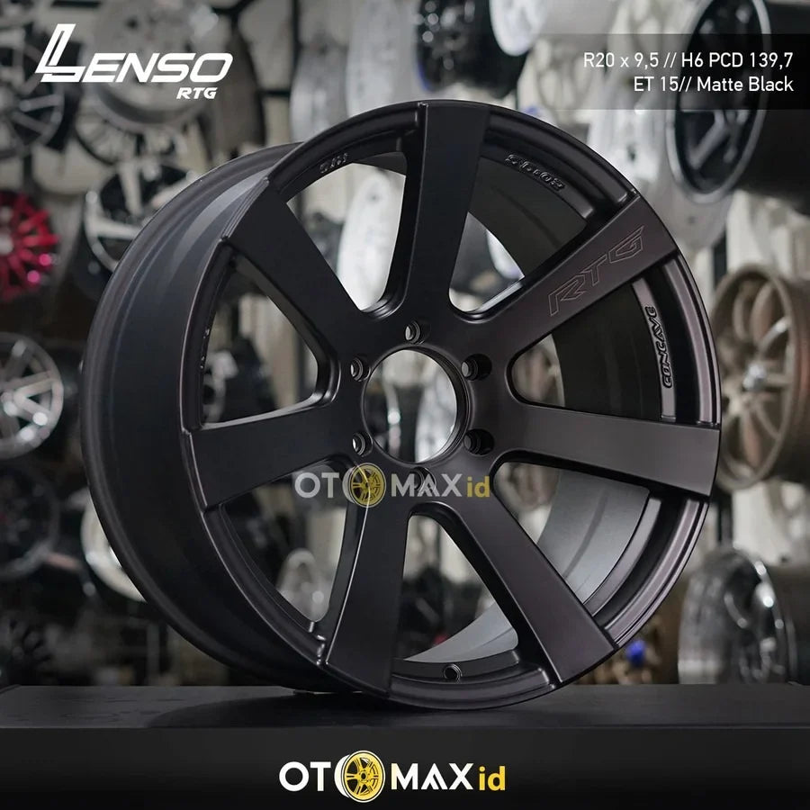 Velg Mobil Lenso RTG Ring 20 Matte Black|Otomax Store – Otomax Store : Jual Velg Mobil & Ban ...