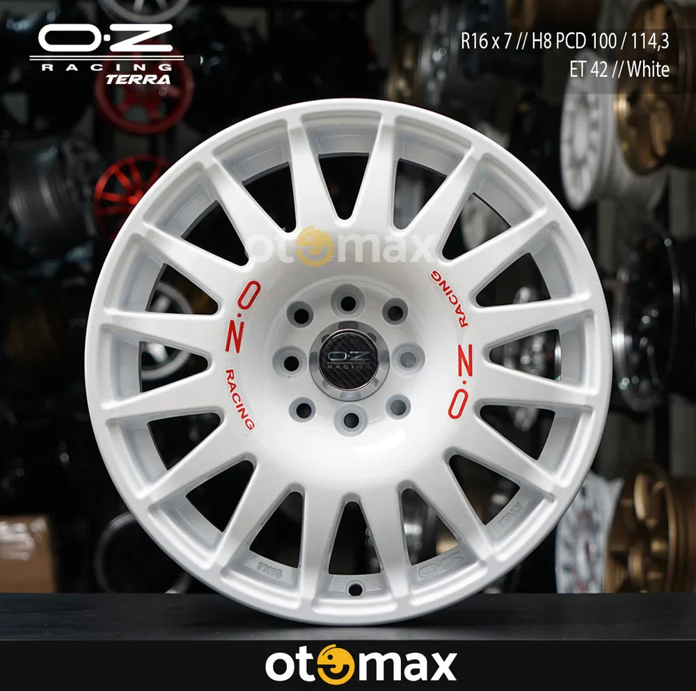 Velg Mobil Oz Terra Ring 16 H8 White | Otomax Store – Otomax Store : Jual Velg Mobil & Ban Mobil ...