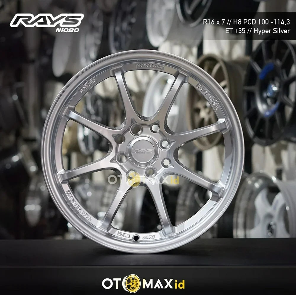 Rays Velg Mobil 16 Inci Hyper Silver - Peningkat Estetika & Kualitas – Otomax Store : Jual Velg ...
