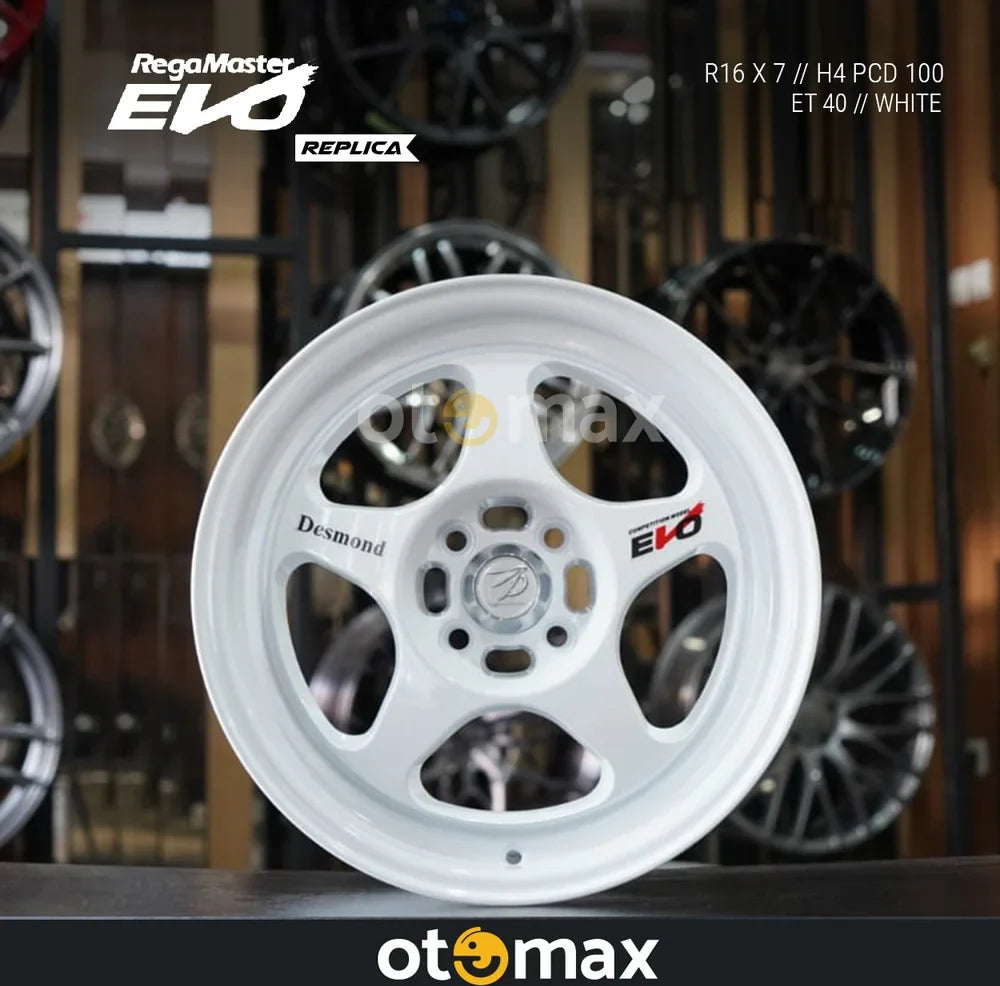 Velg Regamaster Evo 16” Putih - Solusi Performa Tinggi untuk JDM – Otomax Store : Jual Velg ...