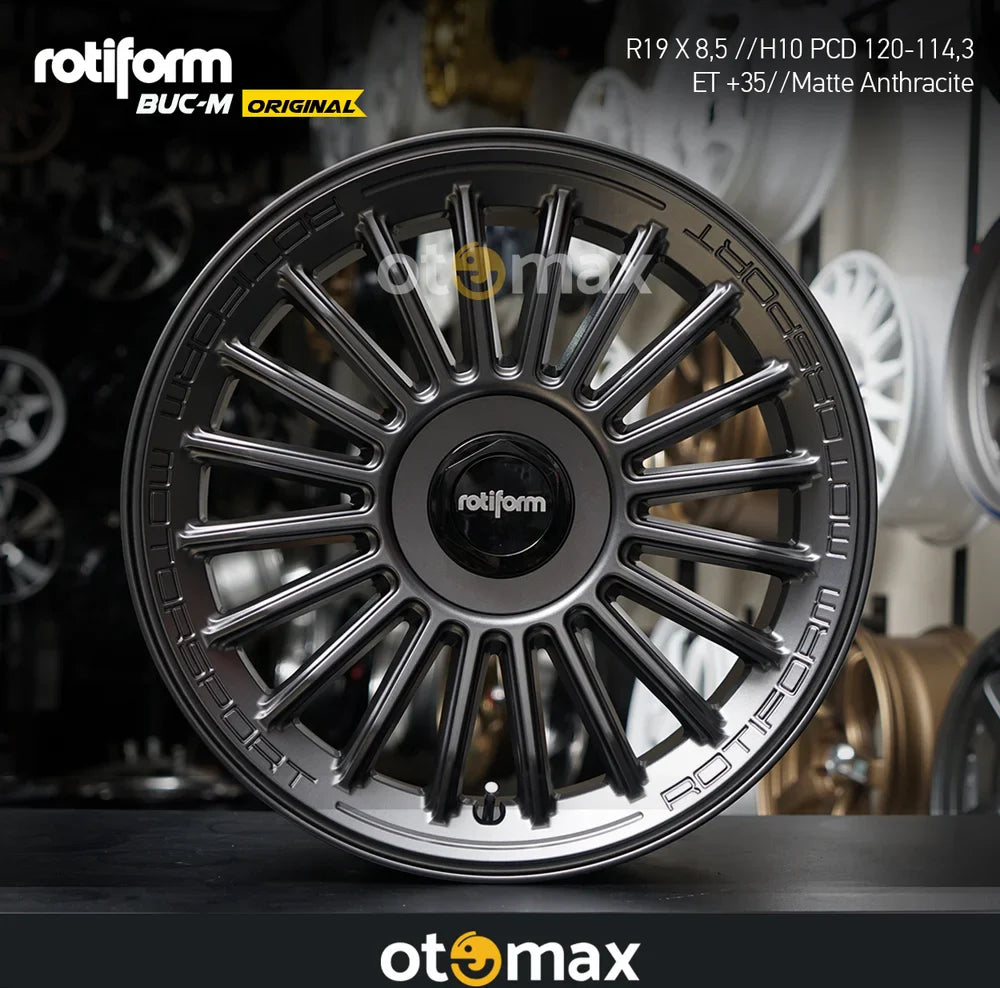 Velg Mobil Rotiform BUC-M Original Ring 19 Matt Athracite | Otomax Store – Otomax Store : Jual ...
