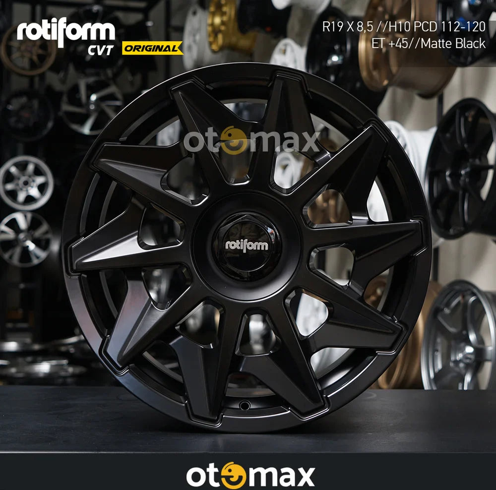 Velg Rotiform CVT Matt Black 19 Inch - Kekuatan dan Estetika Optimal – Otomax Store : Jual Velg ...