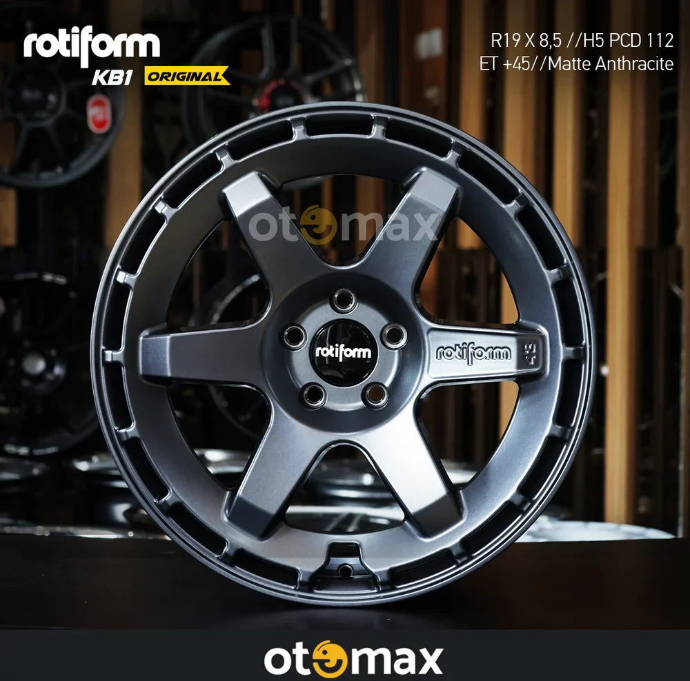 Velg Mobil Rotiform KB1 Original Ring 19 Matt Anthracite | Otomax Store – Otomax Store : Jual ...