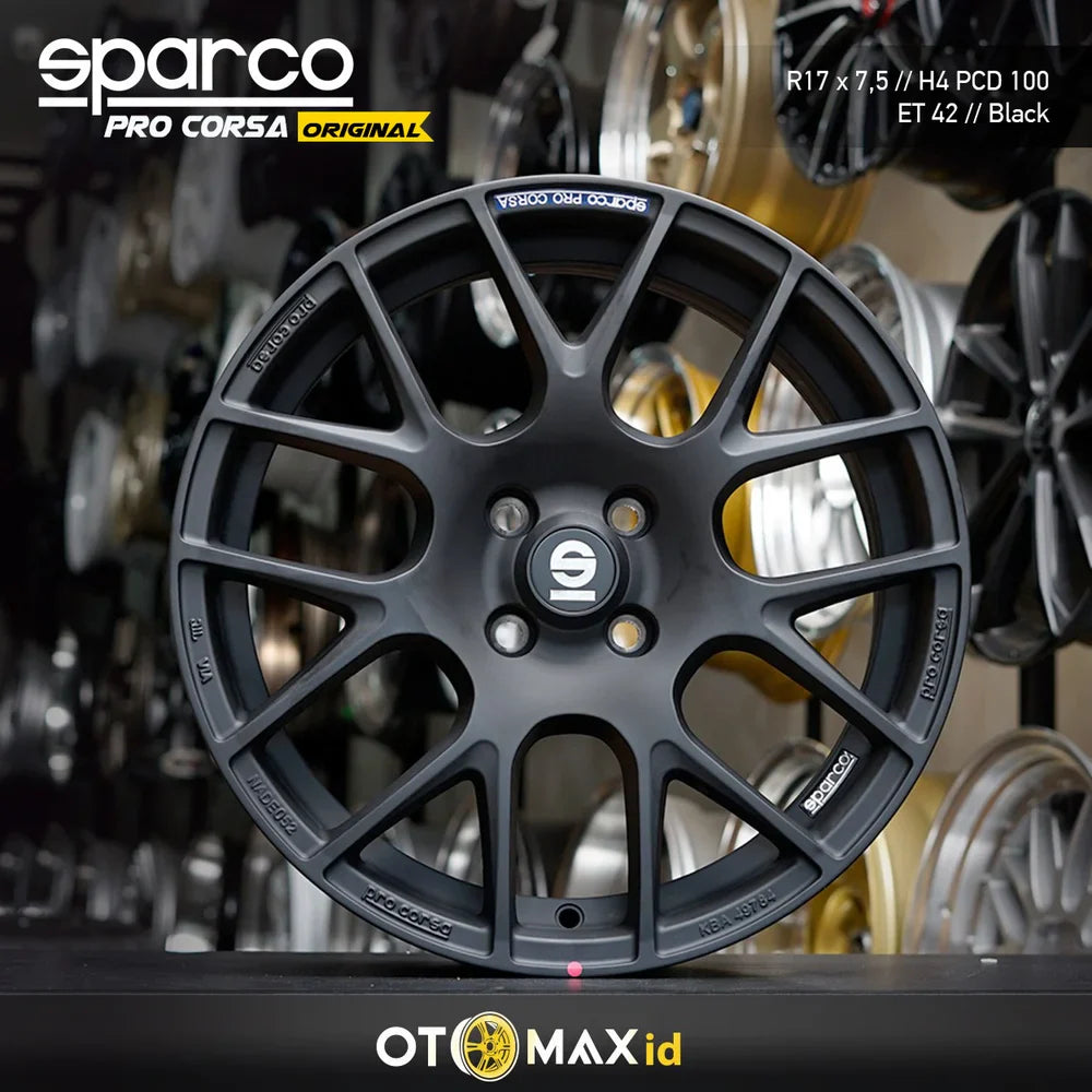 Velg Mobil Matt Black Sparco ProCorsa MM565 - Gaya Sporty & Elegan – Otomax Store : Jual Velg ...