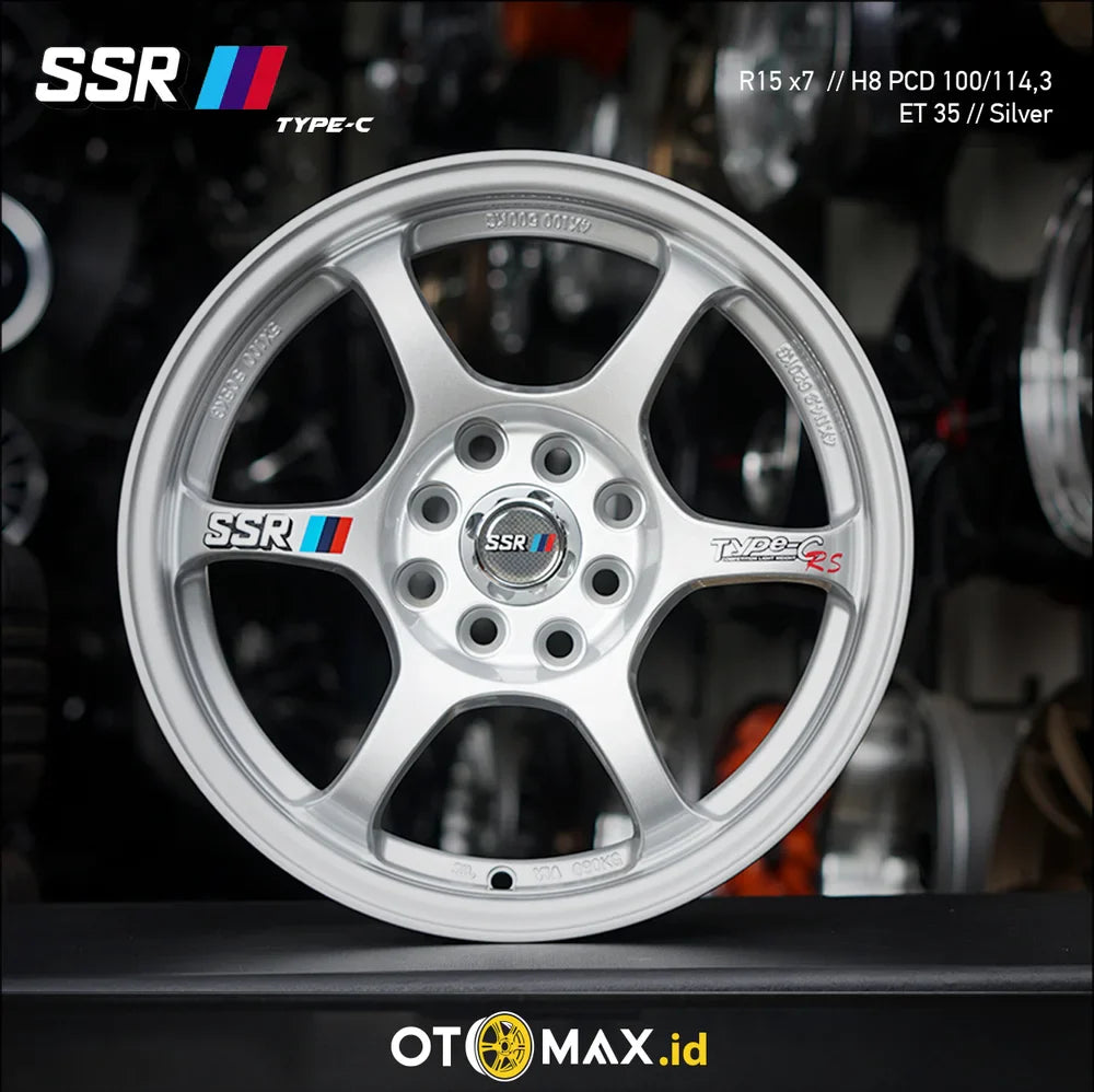 Tingkatkan Penampilan Mobil dengan Velg SSR Type C RS Ring 15 Silver – Otomax Store : Jual Velg ...