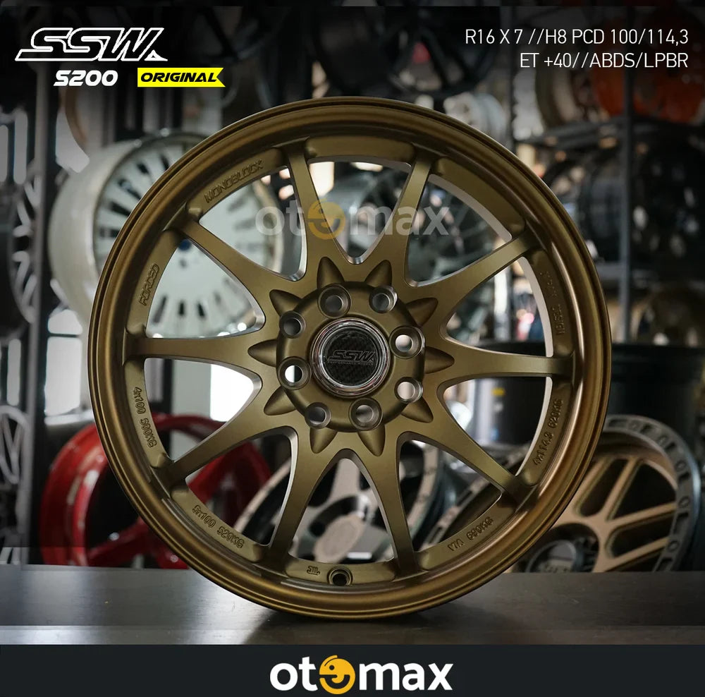 Velg Mobil SSW S200 Original Ring 16 ABDS/LPBR|Otomax Store – Otomax Store : Jual Velg Mobil ...